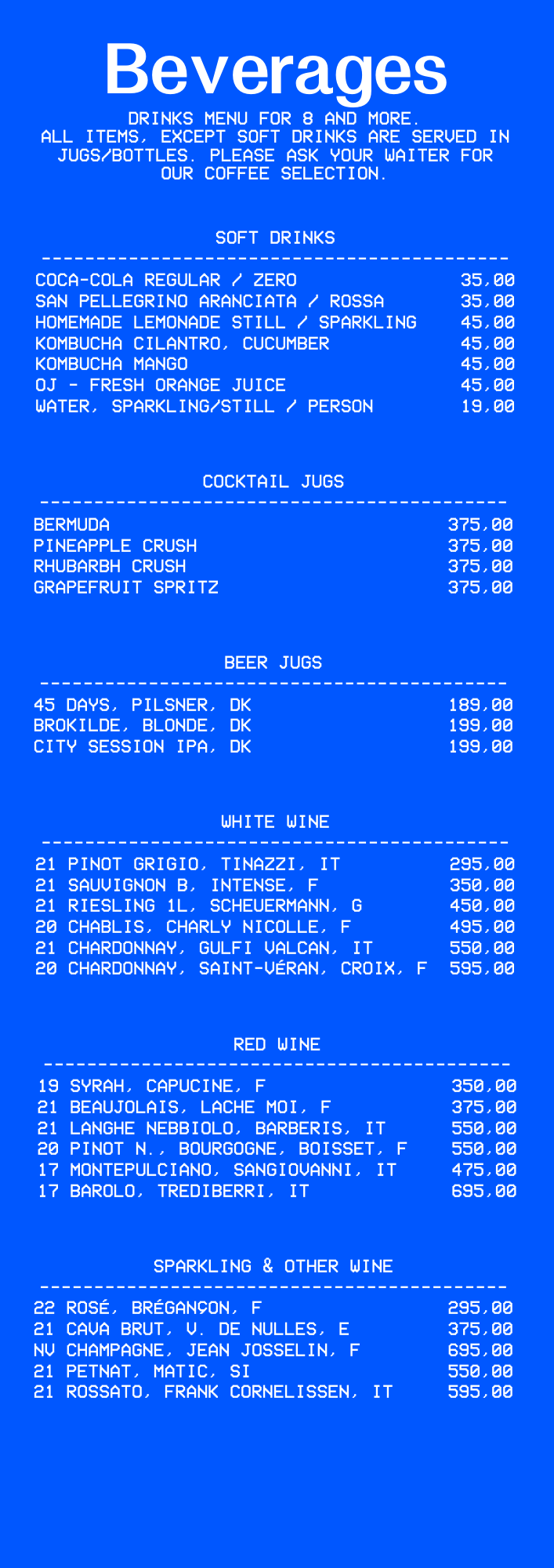 Menu » A crunchy celebration | Palazzo Diner